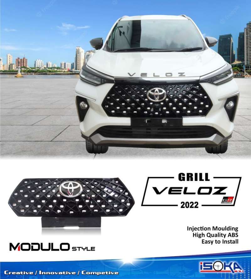 Jual Front Grill Grill Depan All New Veloz 2022 Model Bintik 2022 di ...
