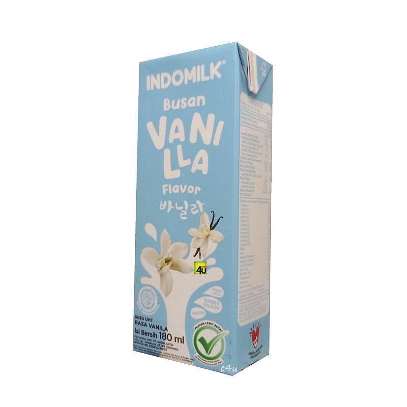 Promo Indomilk - Susu Uht - 180ml - Busan Vanilla Diskon 21% Di Seller ...