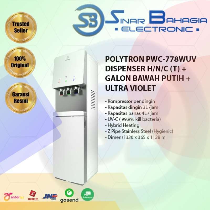 Jual Dispenser Polytron Pwc 778 Putih Original, Murah & Diskon Juli ...