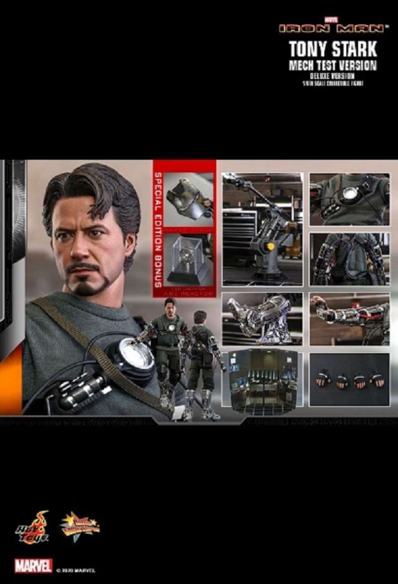 Jual Original Hot Toys Tony Stark Mech Test Deluxe Ver Special Edt Ht ...