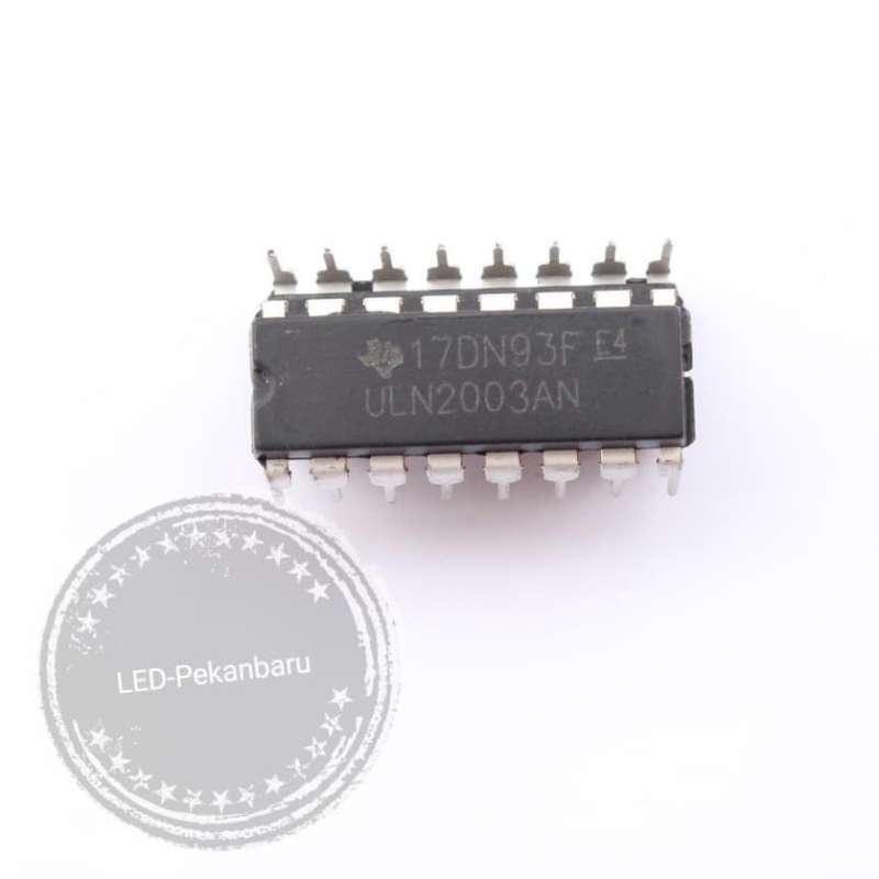 Jual IC ULN2003A ULN2003 DIP -16 7 TRANSISTOR DARLINGTON 0.5A 50V AD25 di Seller LED Pekanbaru ...