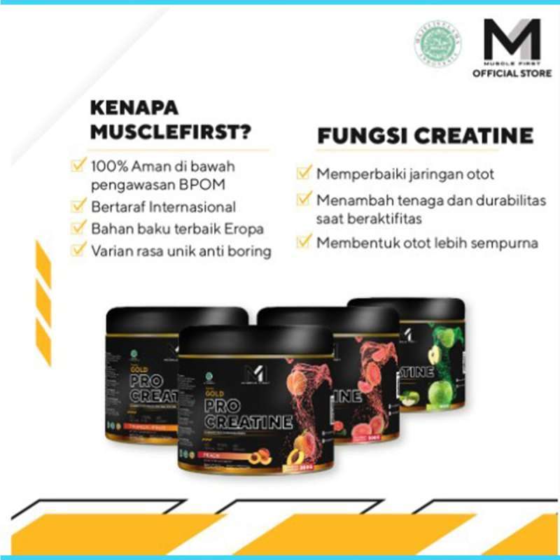 Promo Muscle First Pro Gold Creatine 300gr M1 Pro Gold Creatine Diskon ...