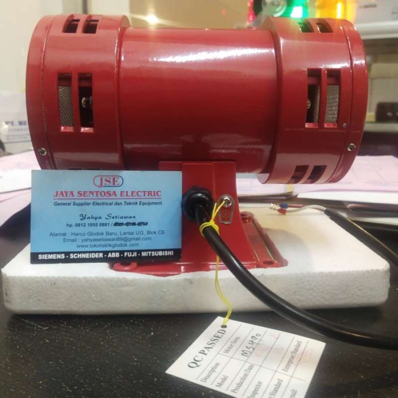 Promo SIRINE MS 490 220V ( S283 ) / MOTOR SIRINE / FIRE ALARM ORIGINAL ...