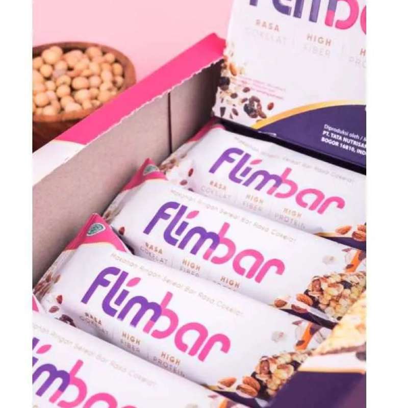 Jual Flimbar High Fiber Protein Snack Cemilan Rendah Kalori 1 Pcs ...
