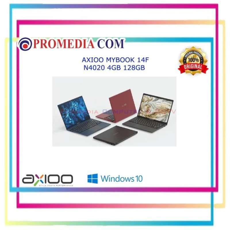 Jual Laptop Axioo Mybook 14f N4020 4gb|ssd 128gb|13,3ips| W10 Di Seller ...