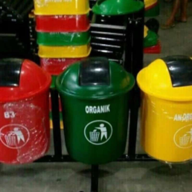 Promo Tong/tempat sampah 3in1 top diameter vol-50liter Diskon 33% di ...