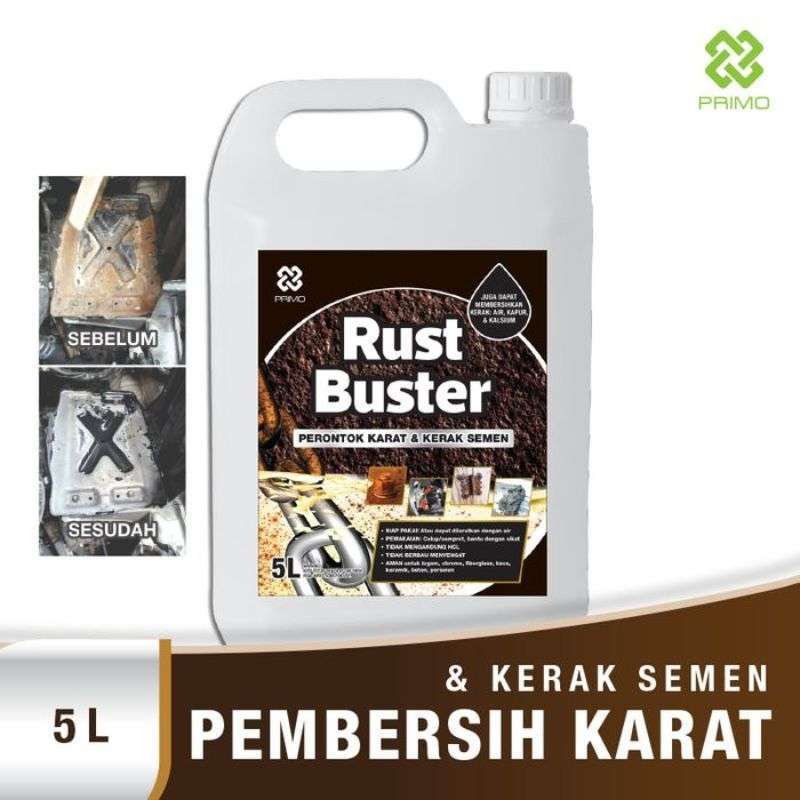 Jual Pembersih Karat - Semen PRIMO RUST BUSTER 5L di Seller PRIMO MART ...
