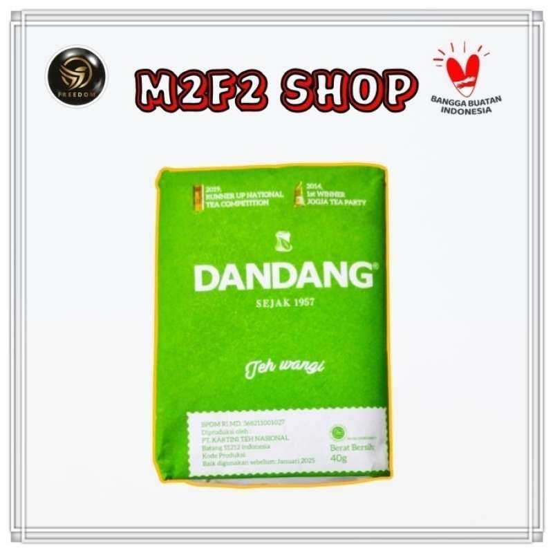 Jual Dandang Teh Wangi Bubuk Tubruk Hijau - 40 Gr (kemasan 3 Pack) Di ...