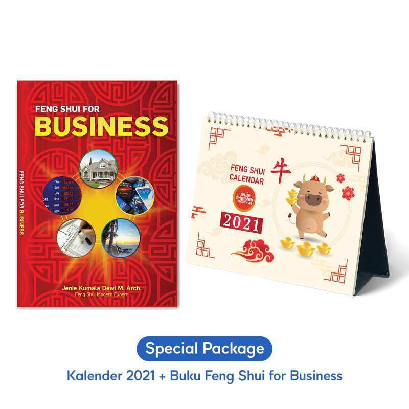 Jual Jenie Things Special Package Kalender 2021 + Free Buku Feng Shui ...