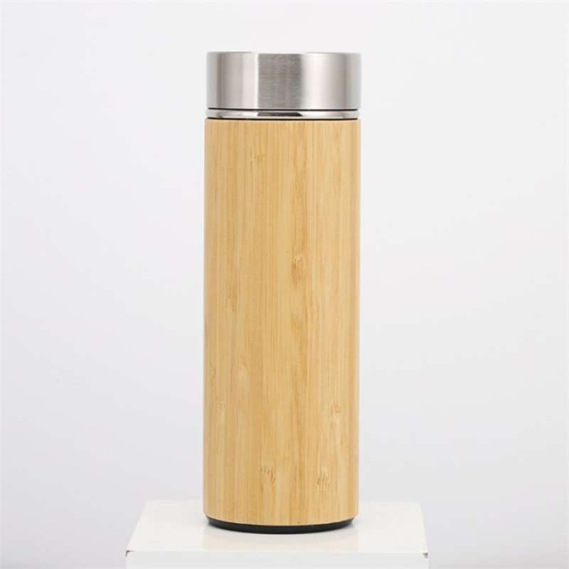 Promo BOTOL TERMOS VAKUUM BAHAN BAMBU STAINLESS STEEL TUMBLER 450ML ...