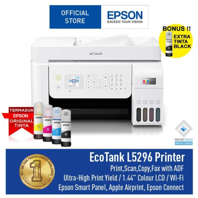 Promo Printer Epson L5296 Wireless All In One Ink Tank With Adf (Putih ...