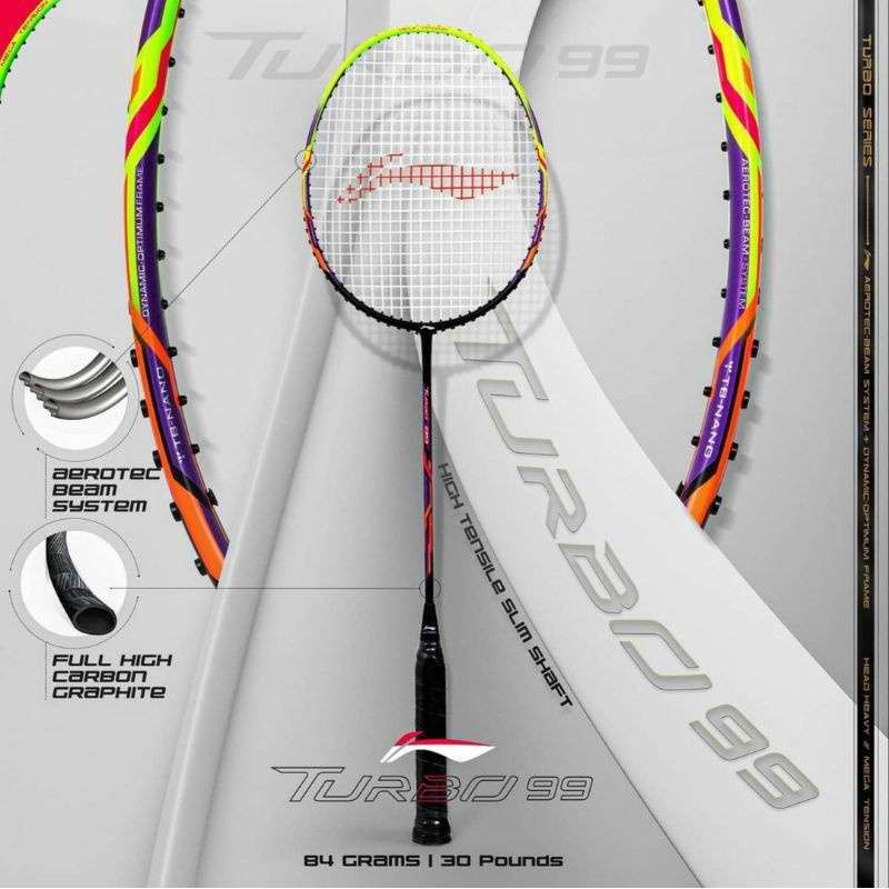 Jual Raket Badminton Lining Turbo 99 X 100% Original - Bonus Lengkap ...