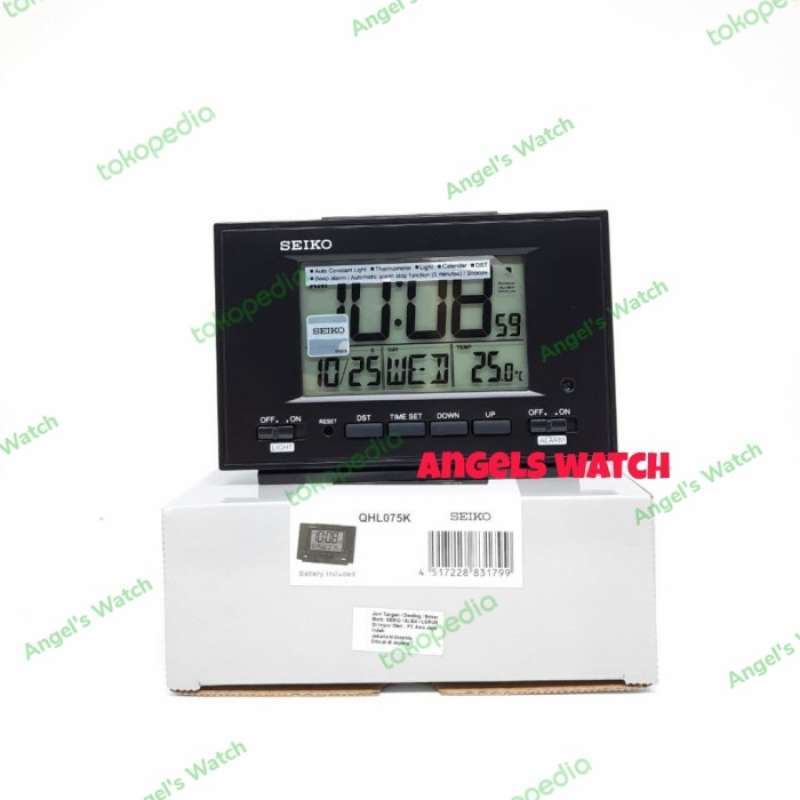 Promo Jam Meja Seiko Digital Qhl075 Diskon 23% di Seller Aizen Store ...