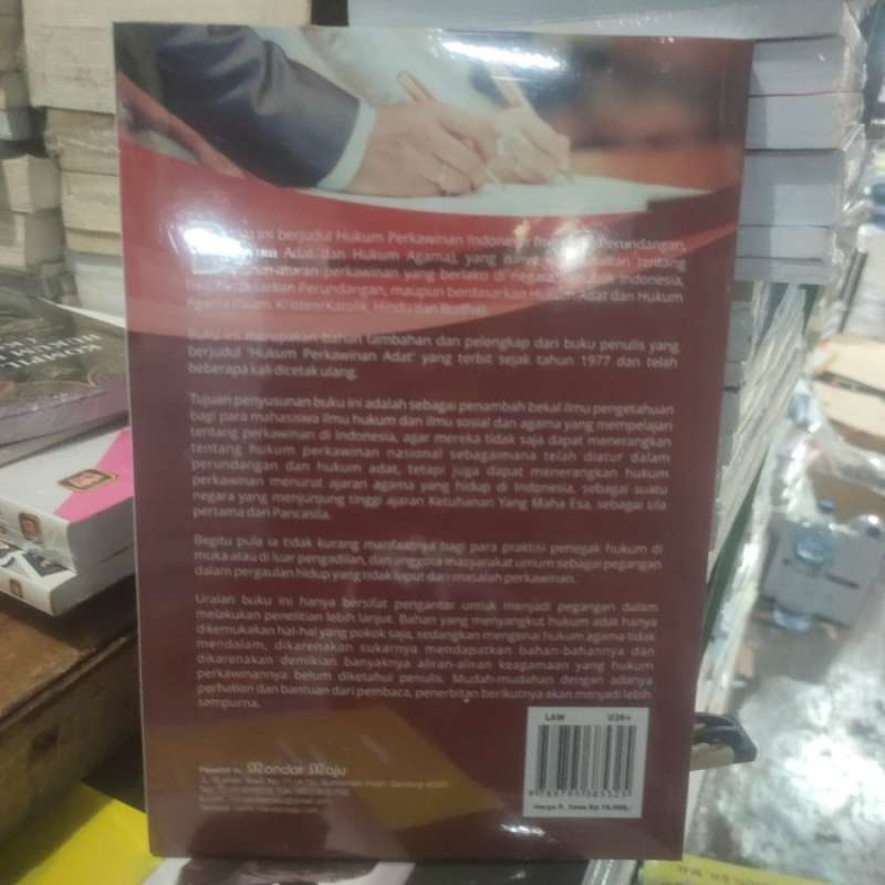 Jual Buku Hukum Perkawinan Indonesia Edisi Revisi Di Seller Aj_store - Karanganyar, Kota Bandung ...