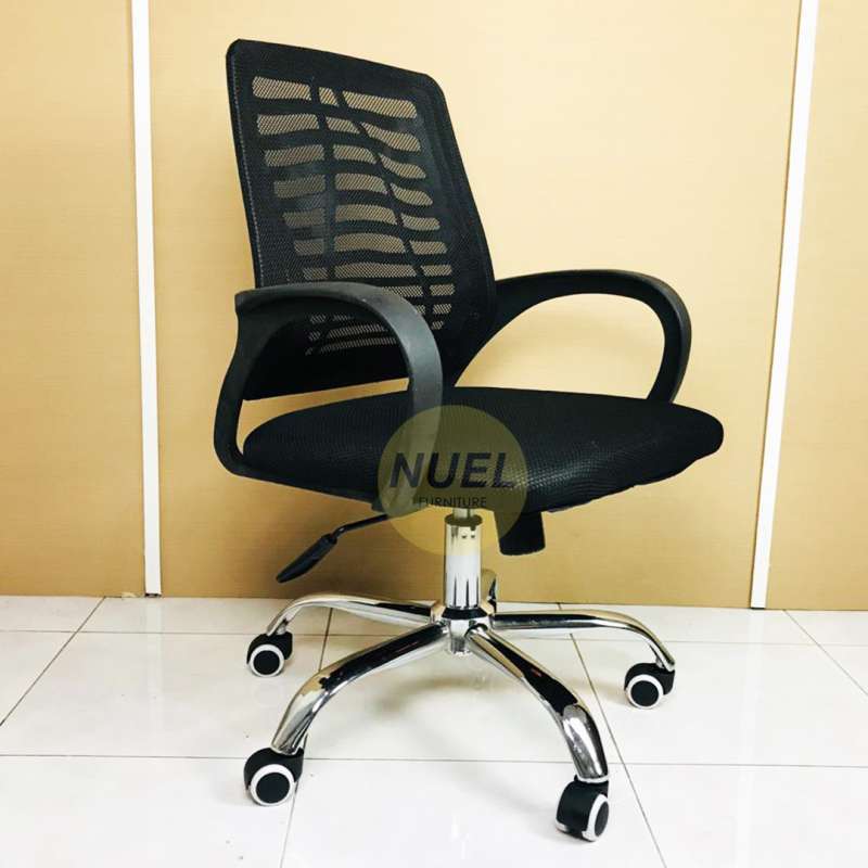 Jual kursi kantor,kursi jaring,kursi staff,kursi kantor jaring - Hitam ...