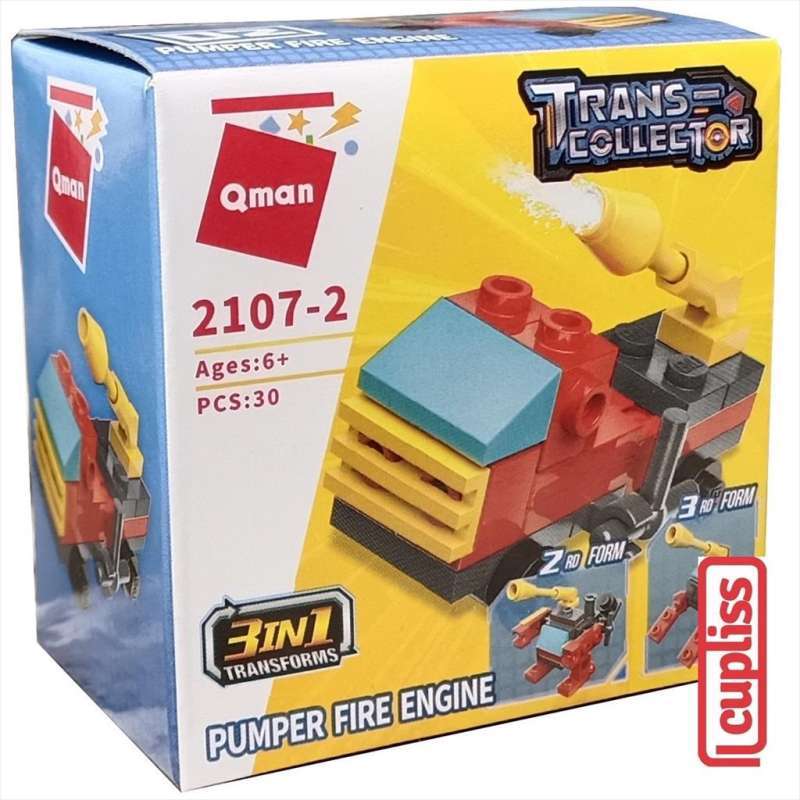 Promo Qman Fire Swat 3in1 Pumper Fire Engine 2107-2 Diskon 21% Di Seller Cupliss Kelapagading ...