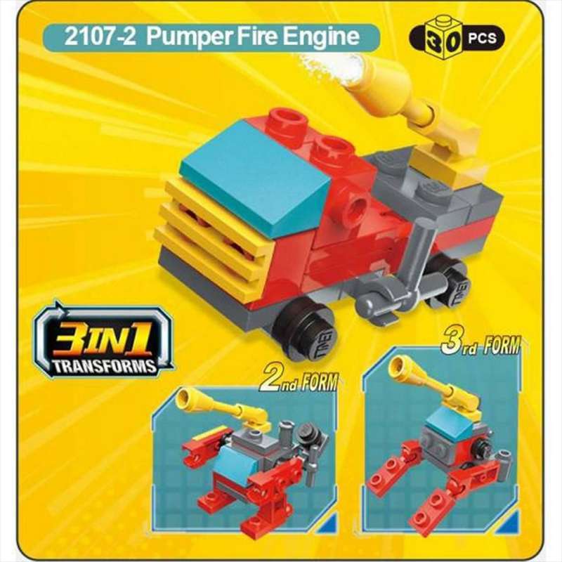 Promo Qman Fire Swat 3in1 Pumper Fire Engine 2107-2 Diskon 21% Di Seller Cupliss Kelapagading ...