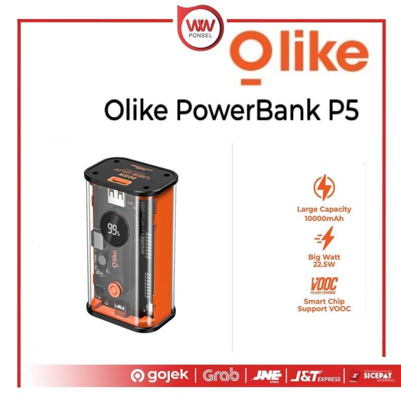Jual Olike Powerbank 10000mah Fast Charging Led Battery Display P5 Di ...