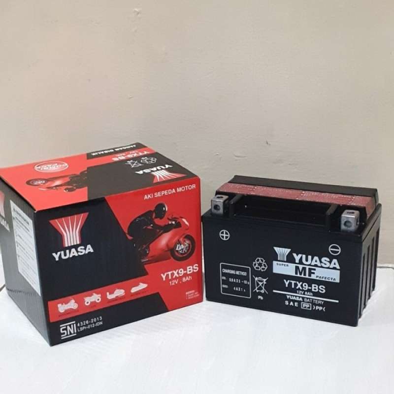 Jual Aki Motor Kering MF Yamaha T-Max, Suzuki Skywave 250 Yuasa YTX9 BS di Seller Alice Otoparts ...