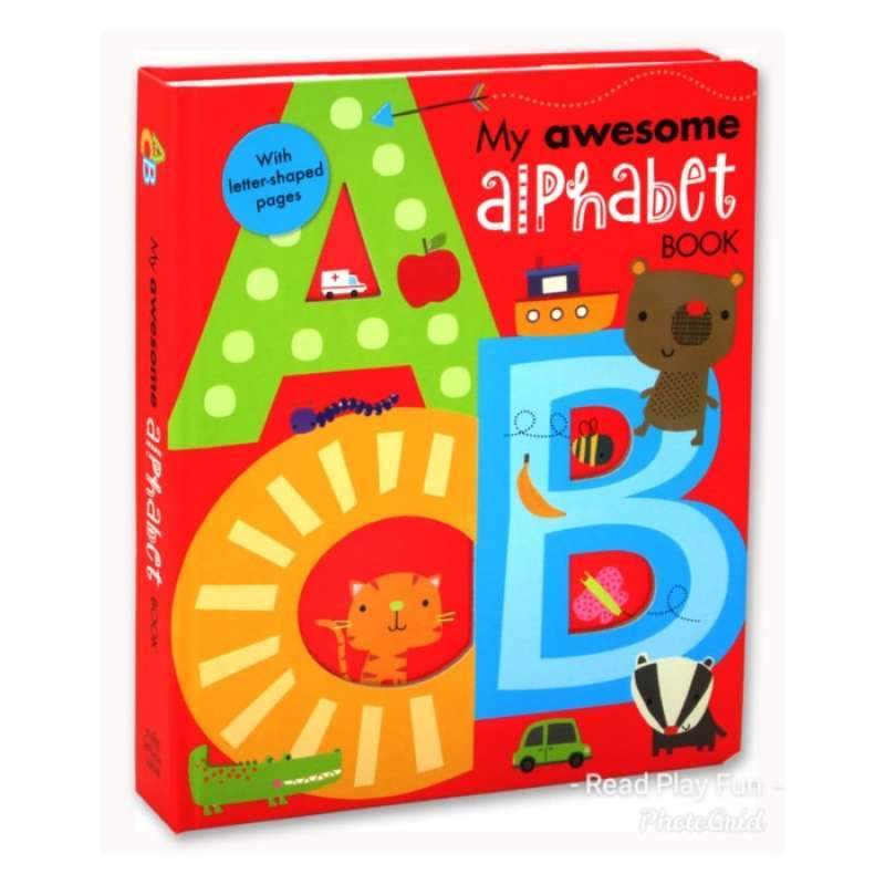 Jual My Awesome Alphabet Board Book (with letter-shaped pages) di ...