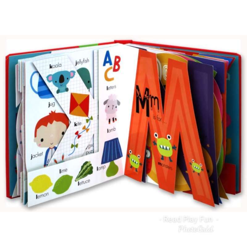 Jual My Awesome Alphabet Board Book (with letter-shaped pages) di ...
