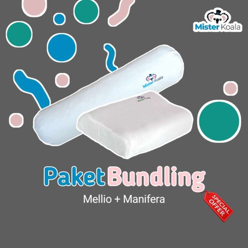 Jual Paket Bundling Bantal Kontur Leher Memory Foam dan Guling Premium ...