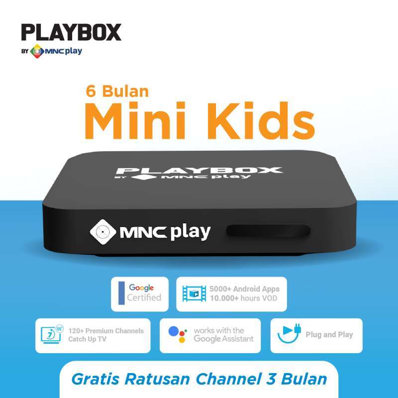 Jual Mnc Play - Playbox Android Tv Box + Bundling Mini Kids Pack Free 6 ...