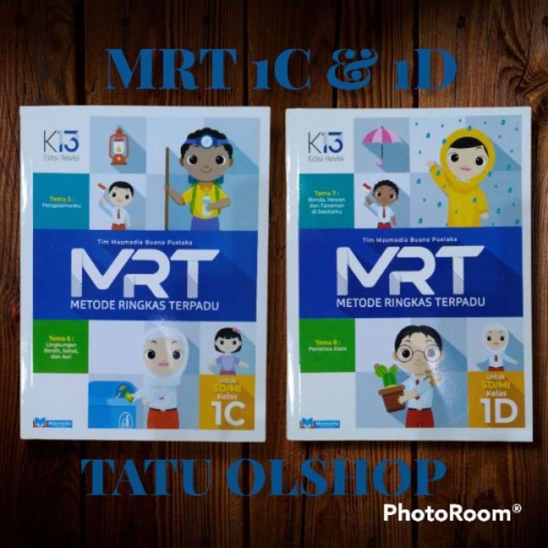 Jual Buku Mrt Sd Kelas 1 Paket Semester 2 Jilid 1c 1d Kurikulum 2013 ...
