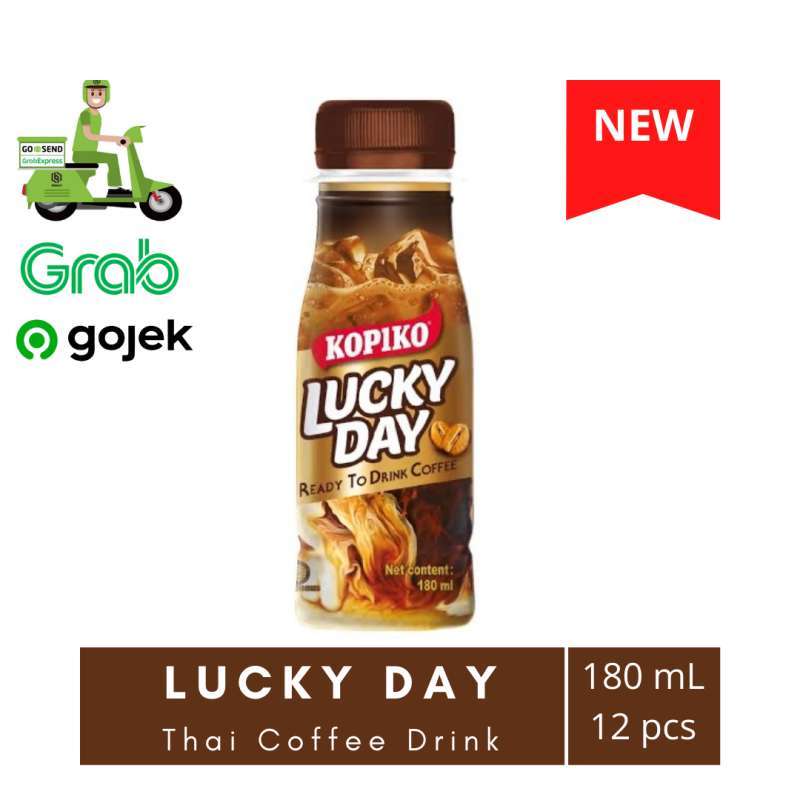 Jual KOPIKO LUCKY DAY [Thai Coffee Drink] - 12 x 180 mL BARU!!! di ...