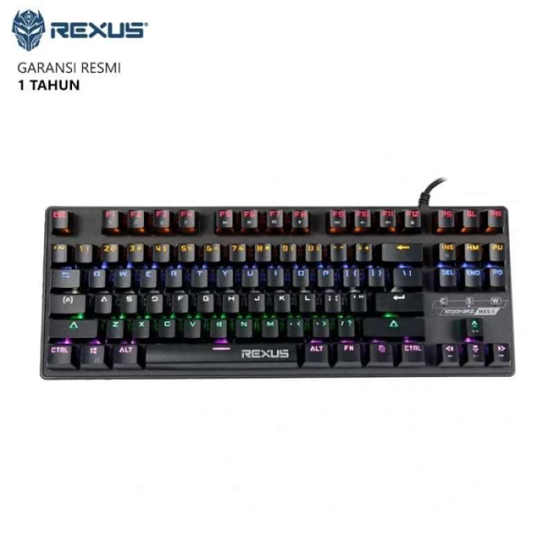 Jual Rexus Legionare MX 5.1 Mechanical TKL Gaming Keyboard - BLUE ...