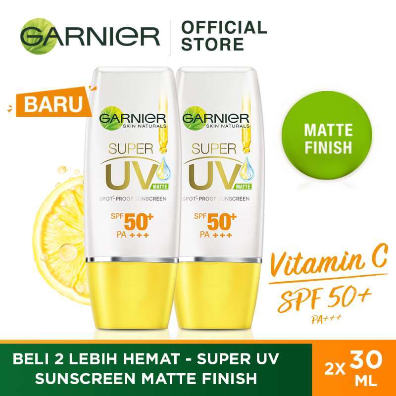 Promo Garnier Light Complete Super UV Spot Proof Sunscreen - Matte ...