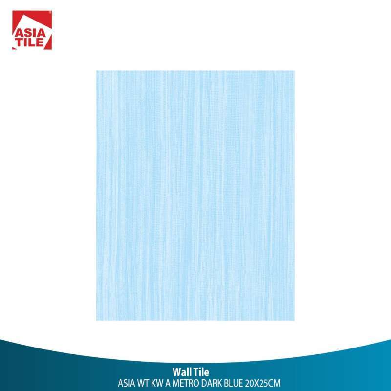 Jual Asia Tile WT KW A Metro Keramik Dinding - Dark Blue [20 x 25 cm ...