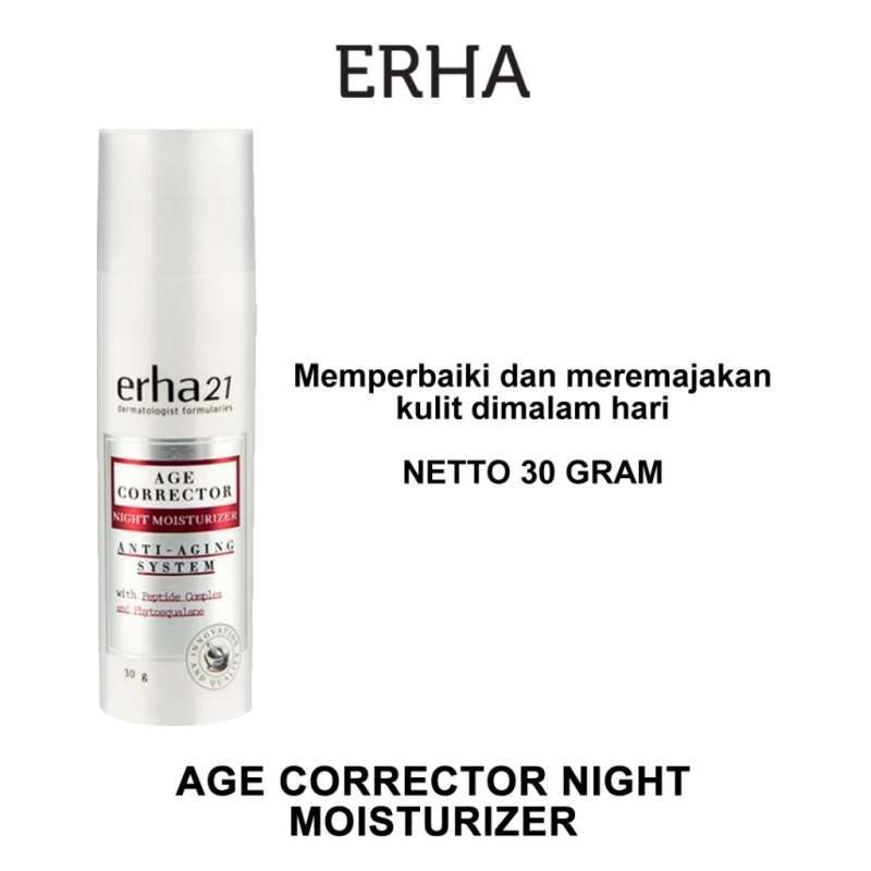 Jual Erha Age Corrector Night Cream Original Anti Kerutan Anti Aging Di ...