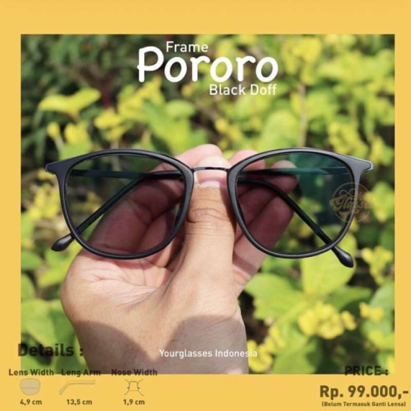 Promo Kacamata Frame Kacamata FRAME PORORO Diskon 17% di Seller Optik ...