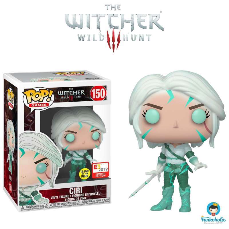 Jual Funko Pop! Games The Witcher 3: Wild Hunt - Ciri (magic) (glow In ...