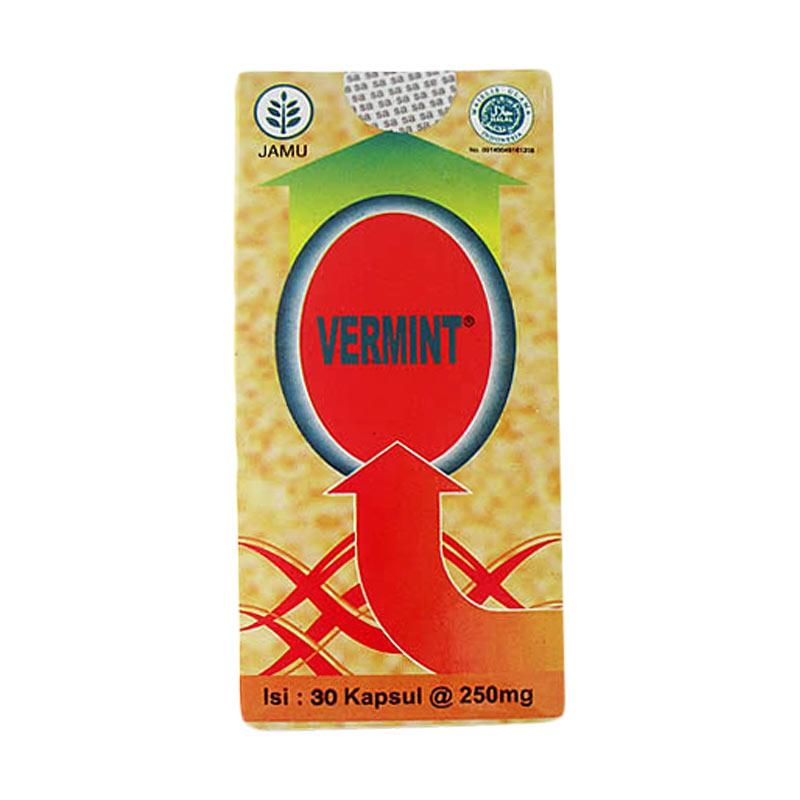 Promo Vermint Kapsul Obat Cacing [250 mg/30 Kapsul] Diskon 12% di ...