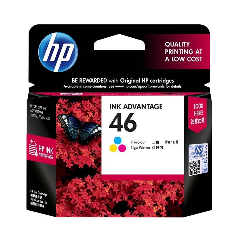 Jual HP 46 Original Ink Advantage Cartridge - Tri-color di Seller ...
