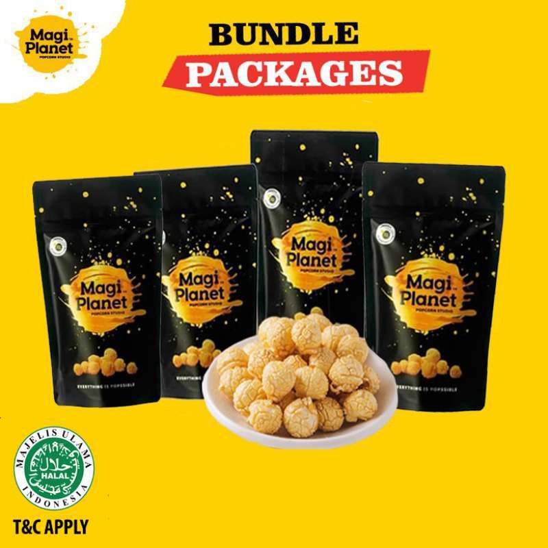 Jual Magi Planet Popcorn - 4 Bundle Classic 110g di Seller Magi Planet ...