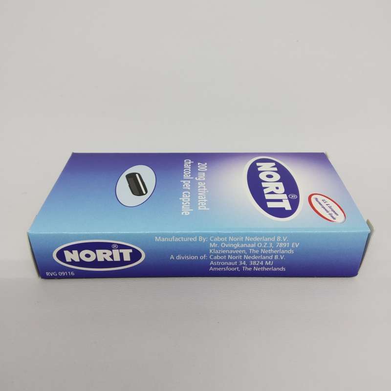 Jual [import] Norit 200mg Activated Charcoal / Capsule (30 Capsules ...