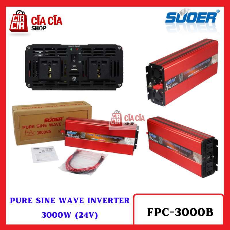 Jual Suoer FPC-3000B Inverter Pure Sine Wave 3000W 24V PSW 24V 3000 Watt Inverter 24V Sinus ...
