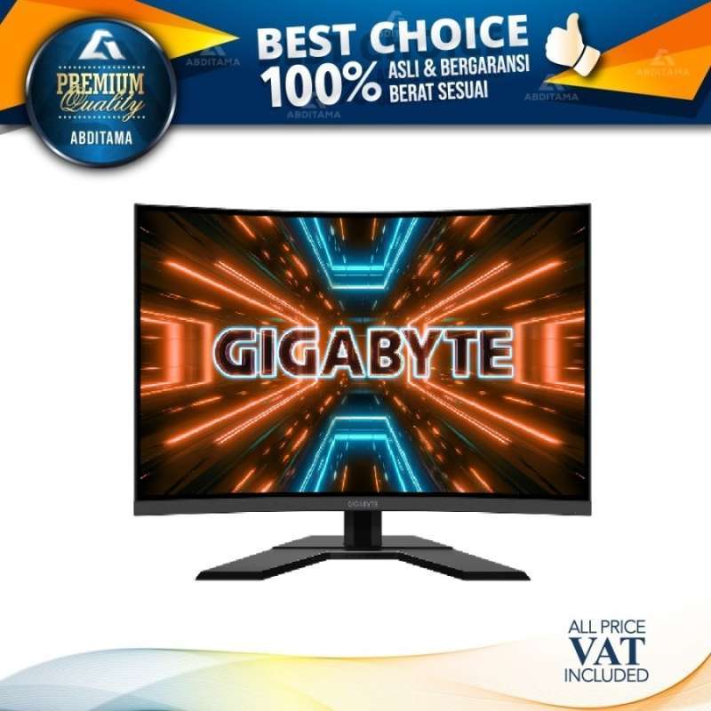 Jual Monitor LED Gaming Gigabyte G32QC 32 Curved 165Hz HDMI DP di ...