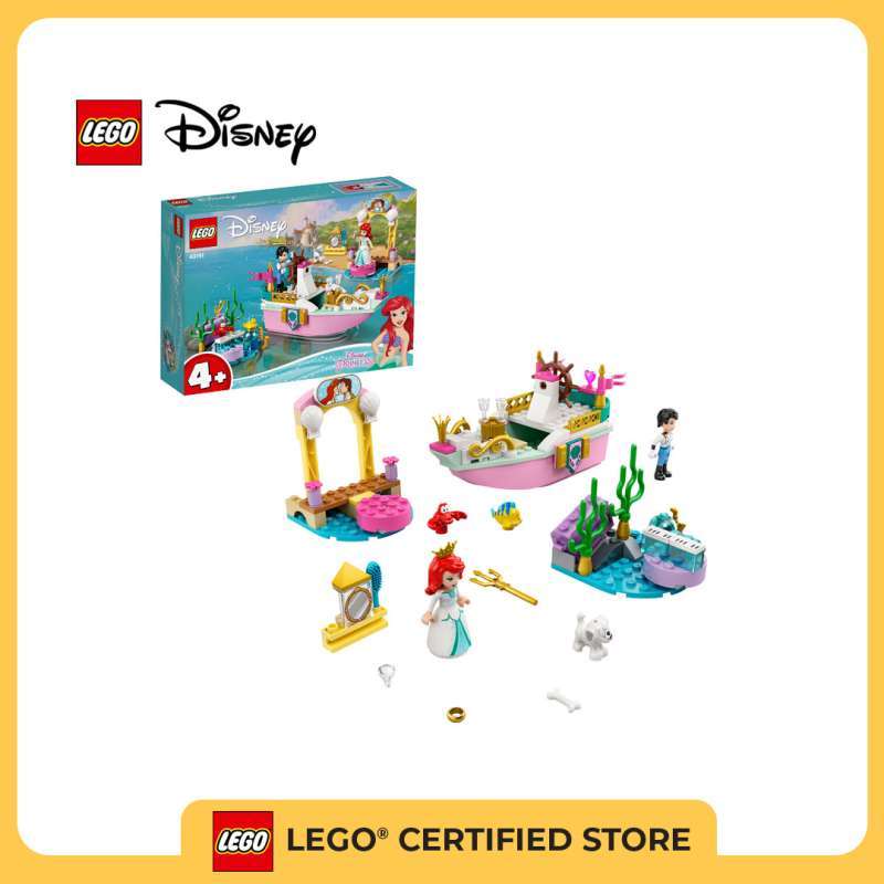 Jual LEGO 43191 DISNEY PRINCESS Ariel's Celebration Boat di Seller ...