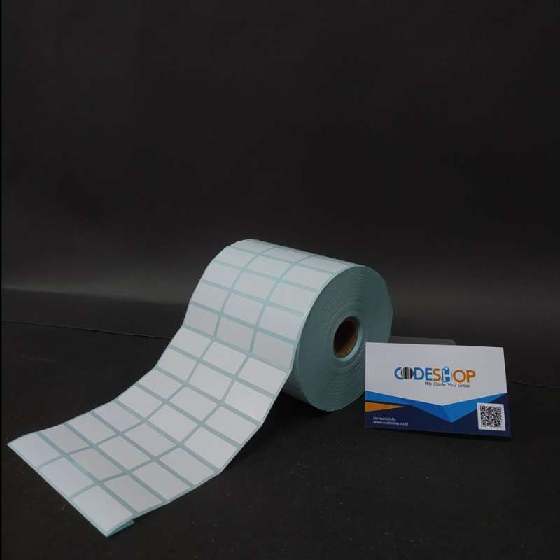 Jual Kertas Label Sticker Barcode 33 X 15 - 33x15mm Tahan Panas Anti ...