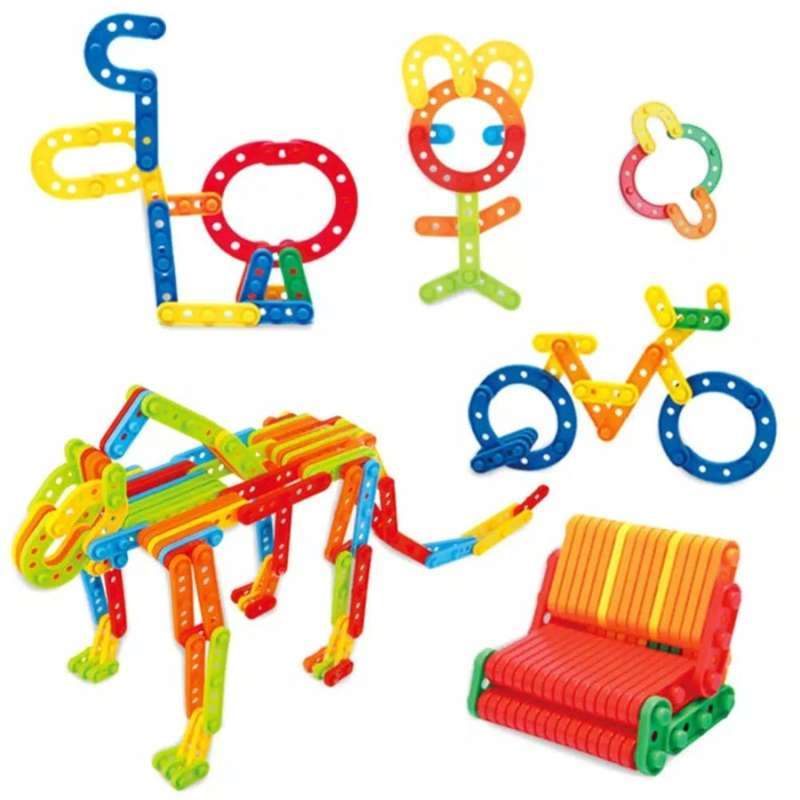 Jual Mainan Edukasi Anak BUILDING BLOCK BOARD GAME-Lego Tapal Kuda DIY ...