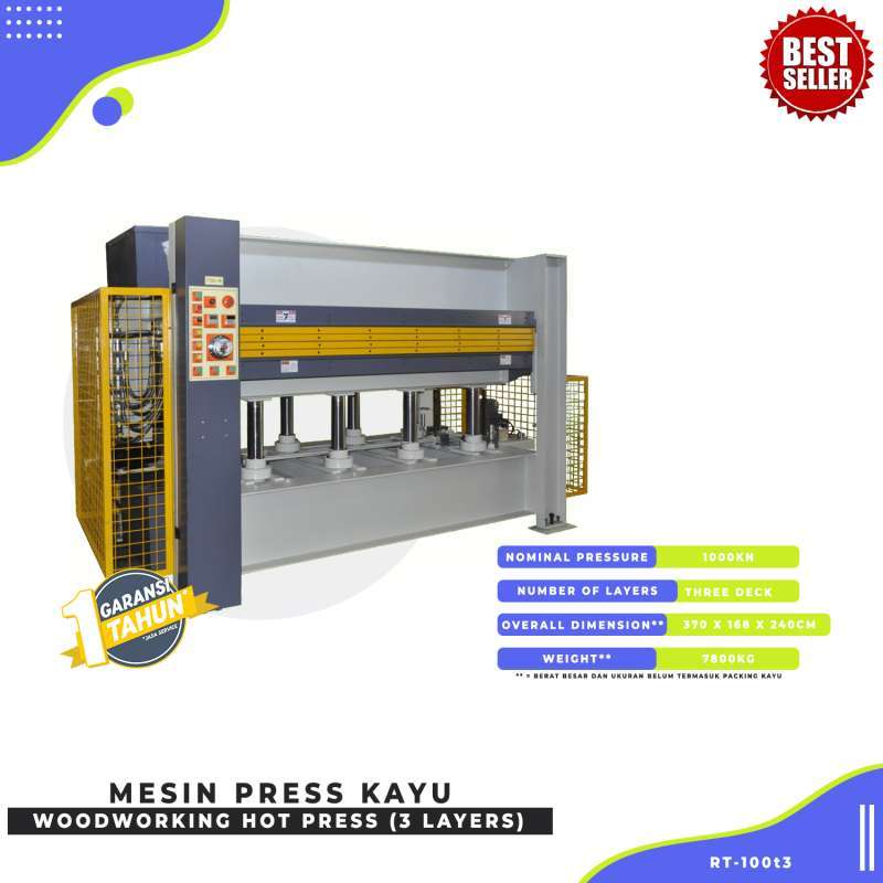 Jual Mesin Press Kayu - Woodworking Hot Press - Rt-100t3 Di Seller ...