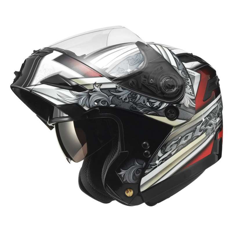 Jual Helm Motor Cross Modular SM-1 SKYWALKER Include Backup Components ...