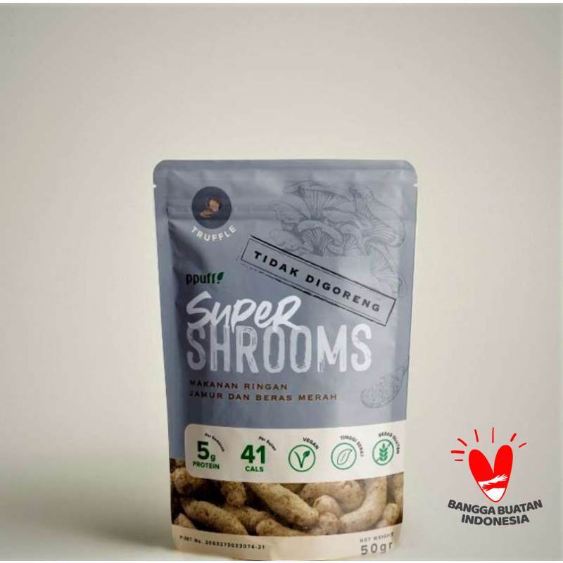 Jual Ppuff Super Shrooms Mini Snack Rasa Truffle [ 50g ] - 12pcs di ...