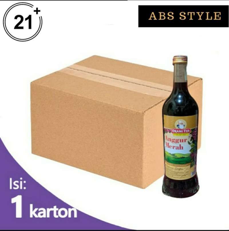 Jual Anggur Merah gold Cap Orang Tua 620ml (12pcs) di Seller ABS Style ...
