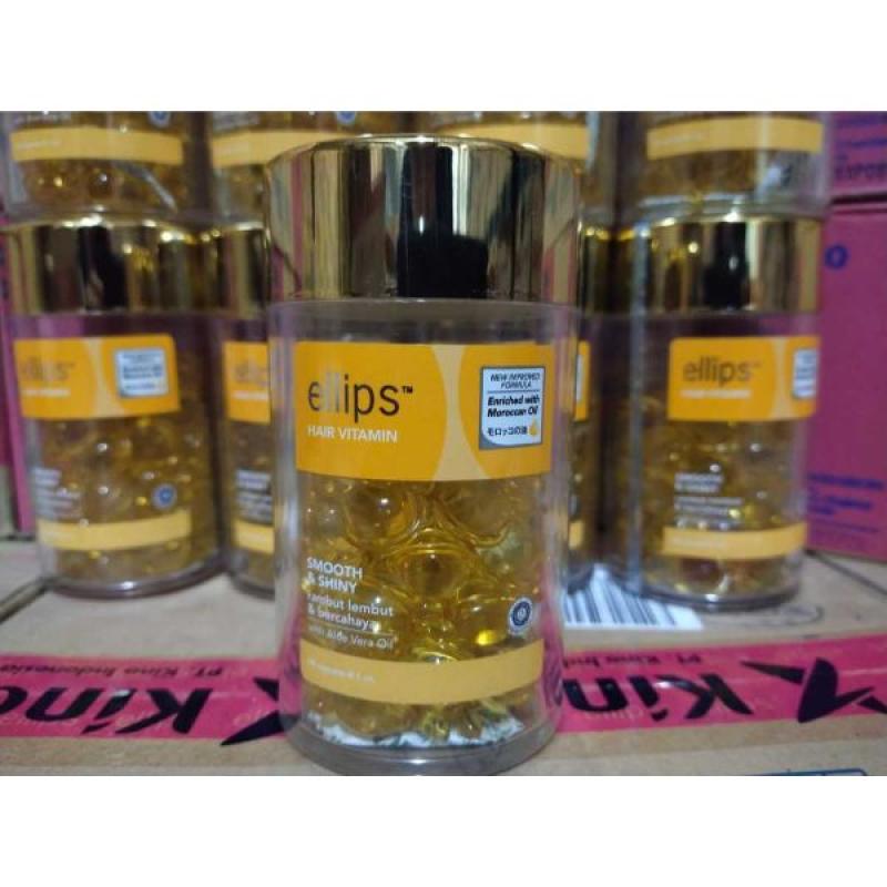 Jual Ellips Hair Vitamin Moroccan Oil Smooth & Shiny Jar 50 x 1 ml di Seller 112-Store ...