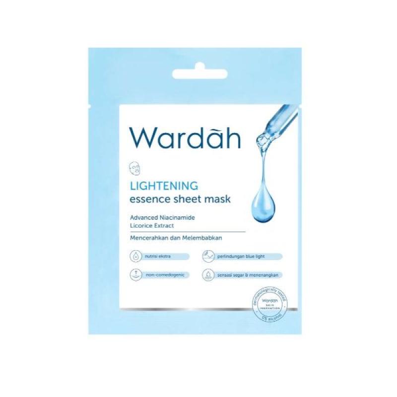 Promo Wardah Lightening Essence Sheet Mask 20 ml Diskon 20% di Seller ...